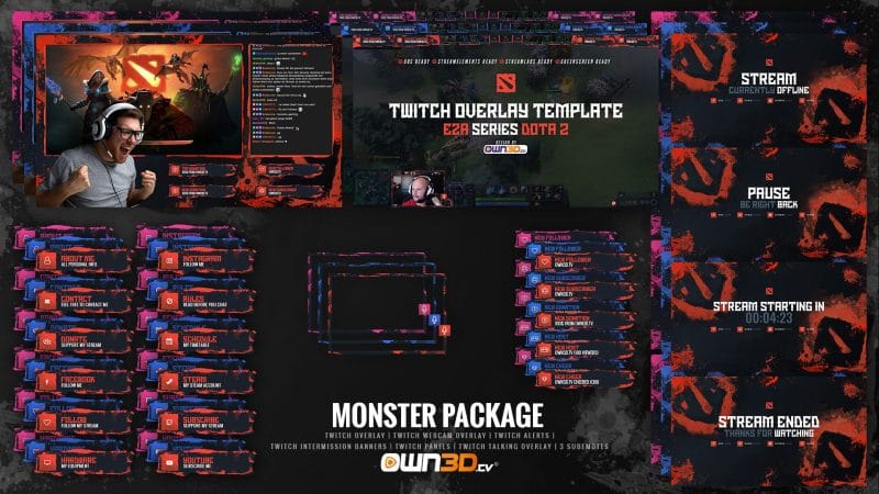 Yayıncılar için Ücretsiz Overlay Tasarımları | Mobidictum